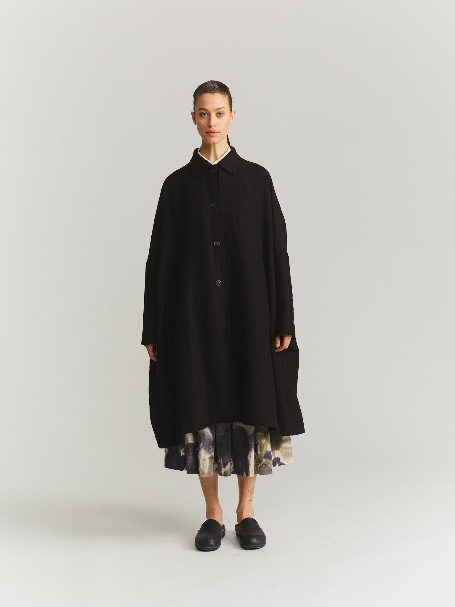 ATOMLESS COAT - BATAVIA - BLACK – Casey Casey