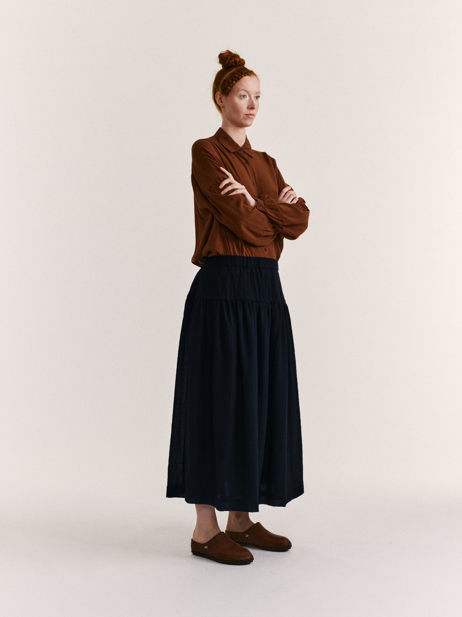 UPUP SKIRT - FOSCA - BLUE – Casey Casey