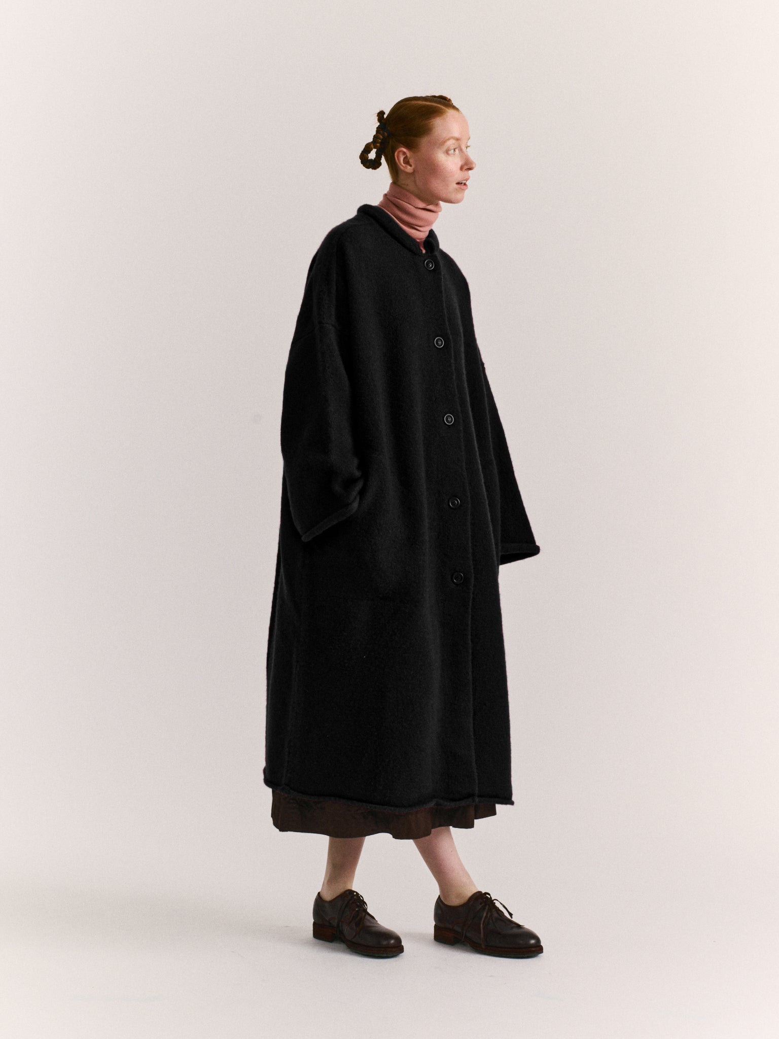 SOFTY COAT - WO CASH - BLACK – Casey Casey