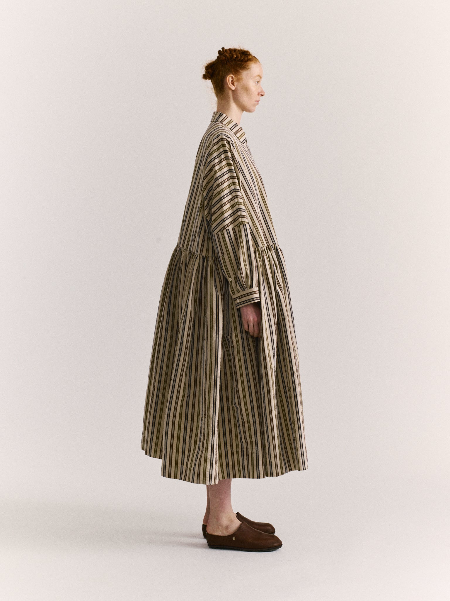 SAINT ROCH DRESS - PAPER COT STRIPE - AS IS N°4 – Casey Casey