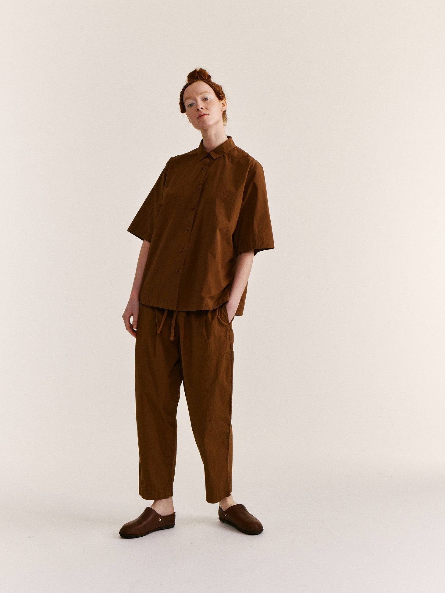 ATOLESS SHIRT - L COT - GINGER – Casey Casey