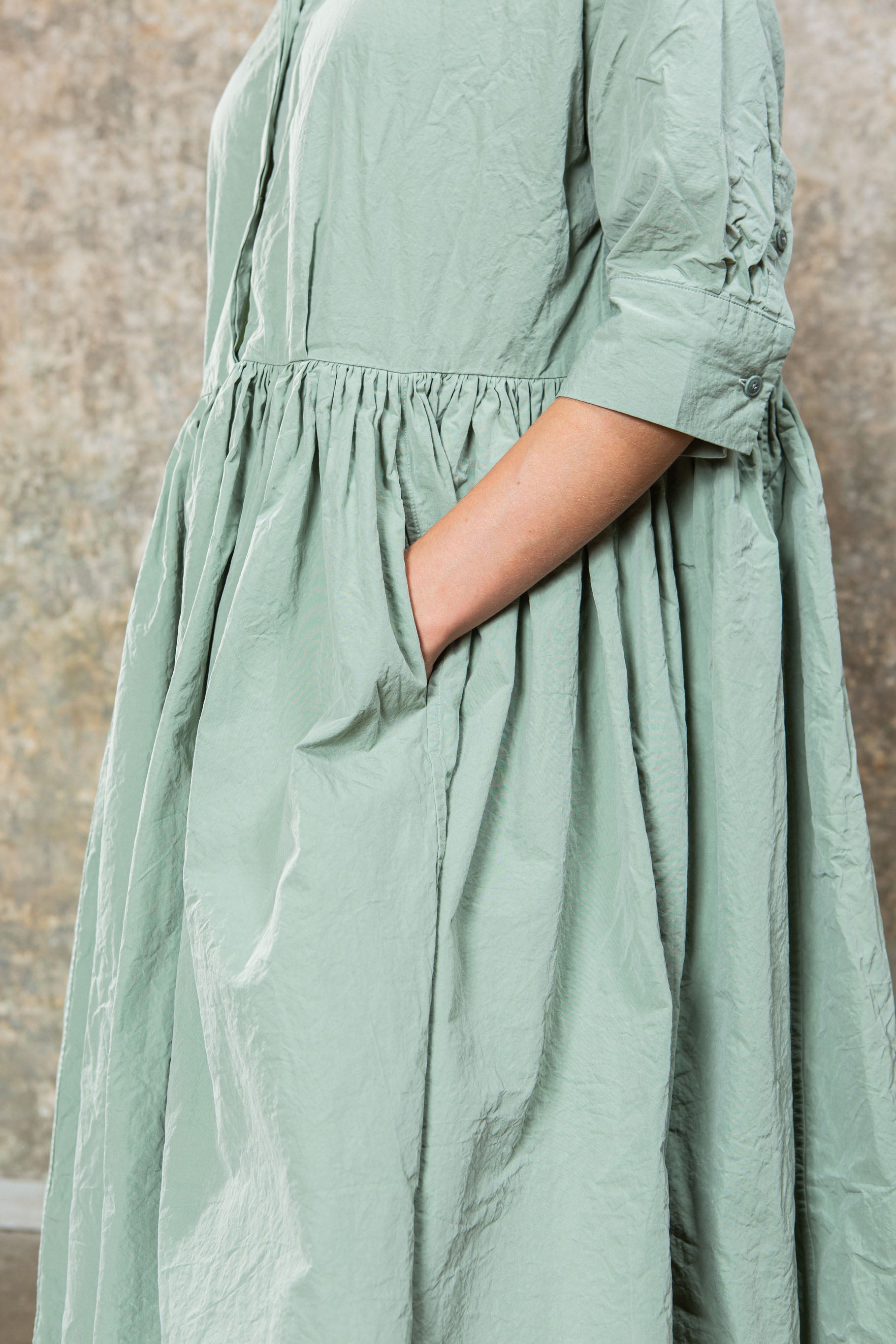 STEPHANIE DRESS - PAPER COT - SAGE – Casey Casey